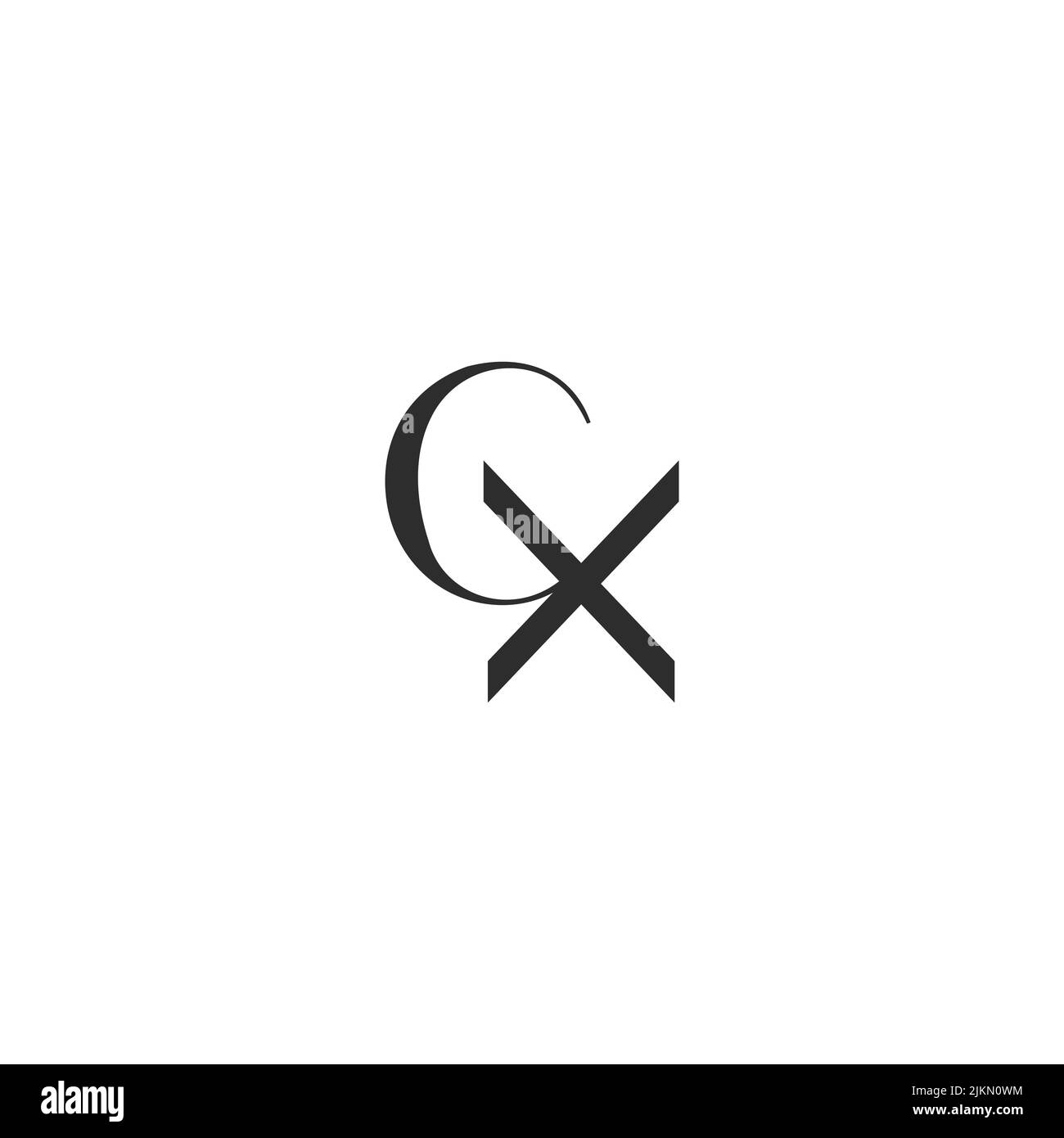 Alphabet Initials logo XC, CX, X and C Stock Vector Image & Art - Alamy