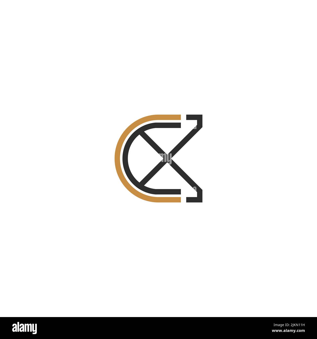 Alphabet Initials logo XC, CX, X and C Stock Vector Image & Art - Alamy