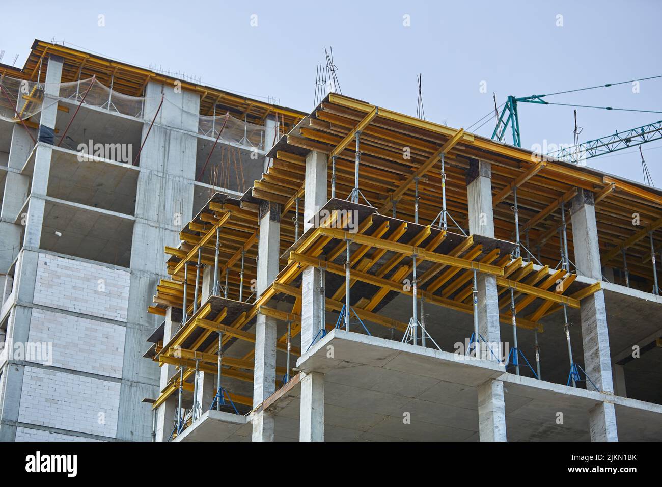 Construction site. High rise Building under construction. Construction ... Construction site. High rise Building under construction. Construction ...