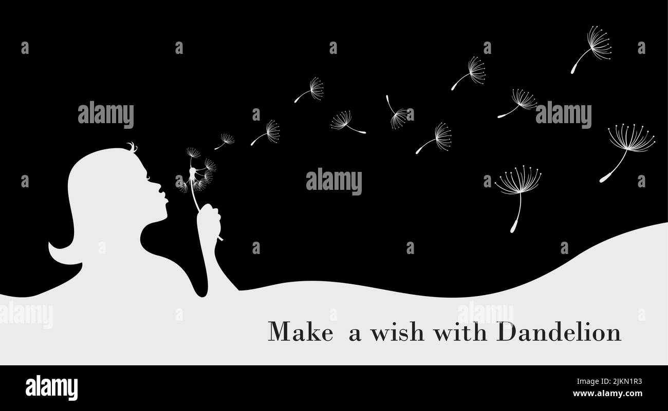 Make a wish Black and White Stock Photos & Images - Alamy