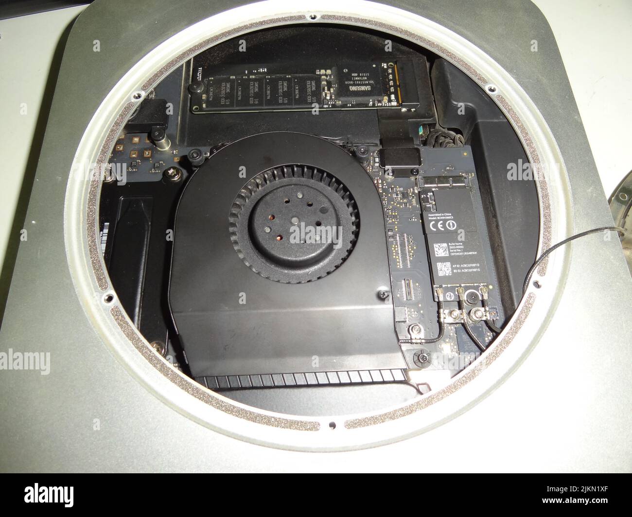 A mini mac inside dust after years of heavy use Stock Photo - Alamy