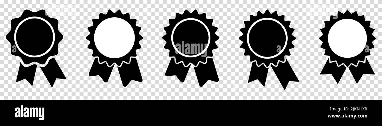 Medal icon set. Design for web and mobile app. Vector illustration ...