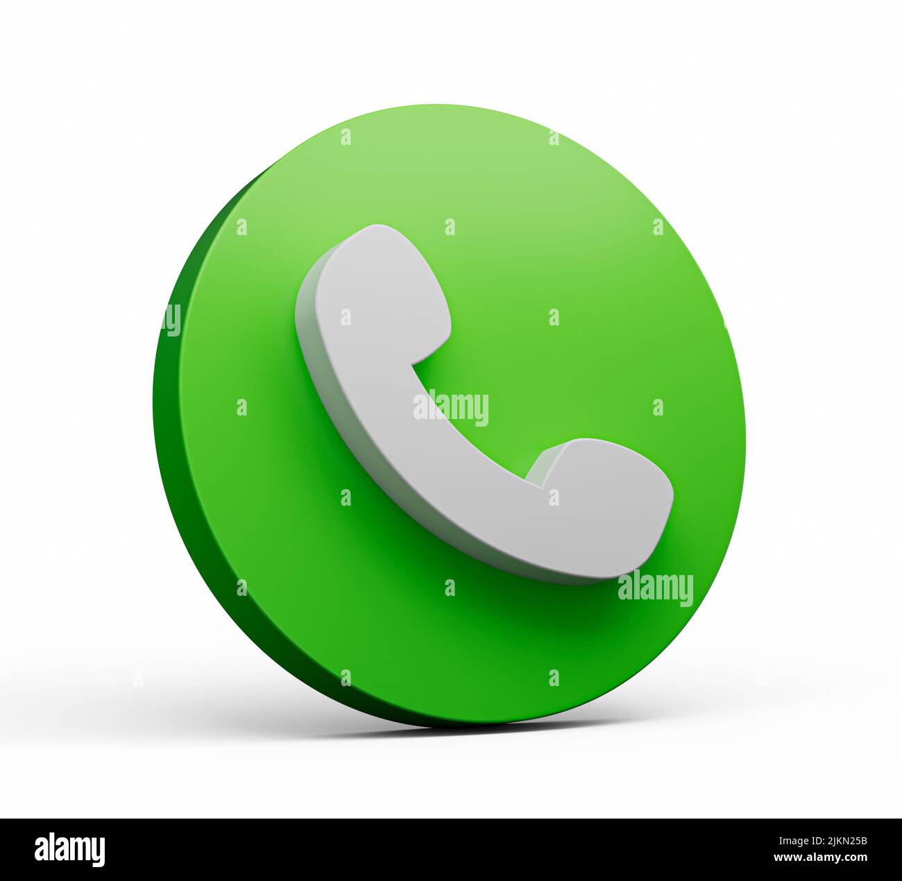 Green Telephone Icon