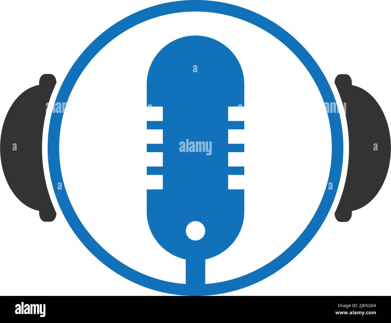 A microphone icon with a beautiful design isolated on a white ...