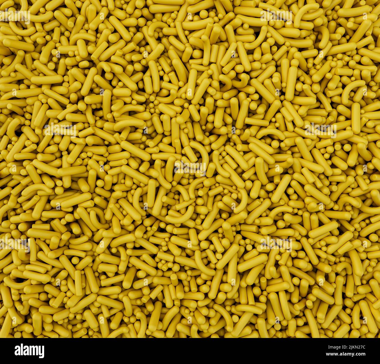 Yellow sprinkle background 3d illustration Stock Photo - Alamy