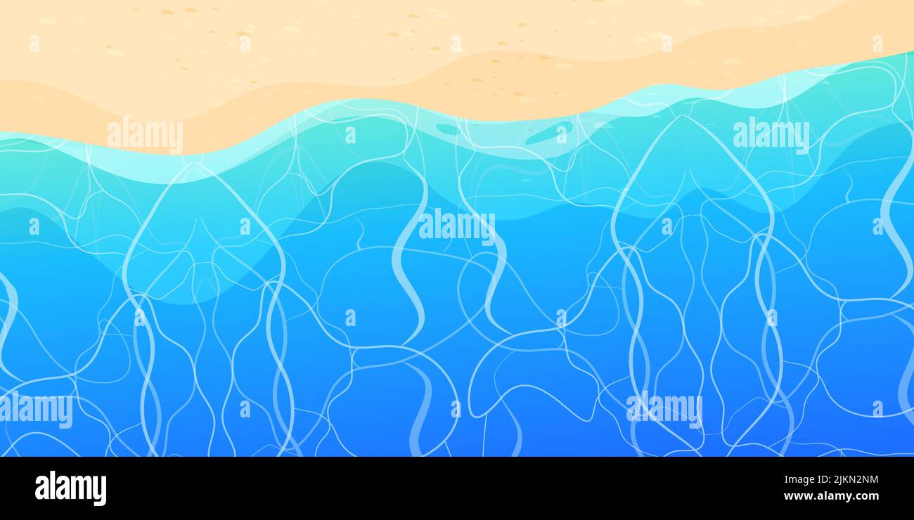 Panoramic view coast in Stock Vector Images - Alamy