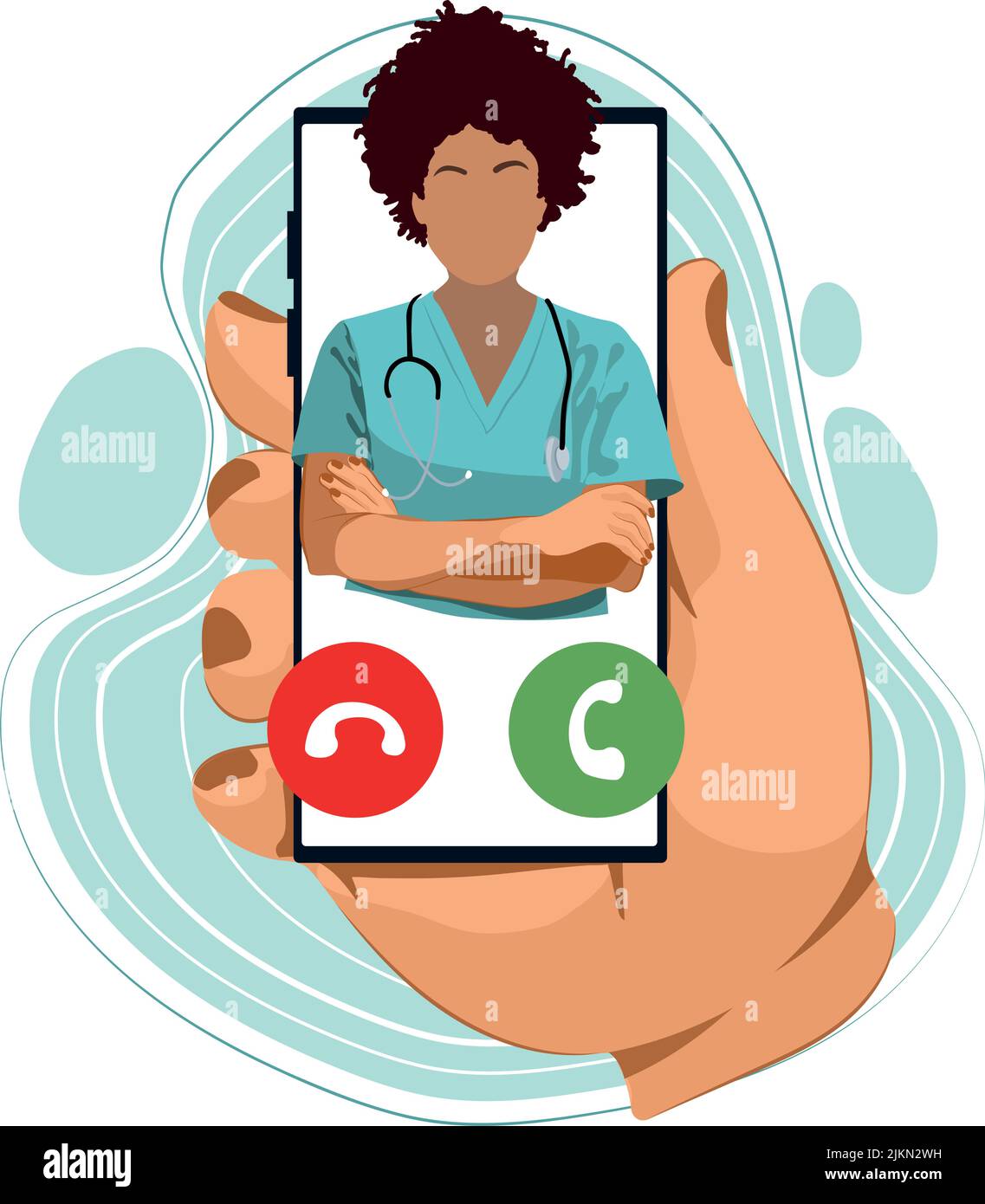 The doctor is on the phone Call a doctor Online doctor s consultation ...