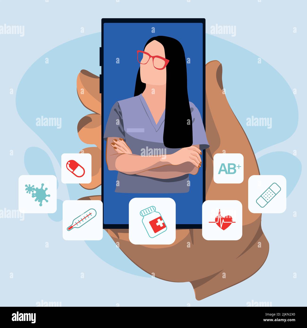 The doctor is on the phone Call a doctor Online doctor s consultation ...