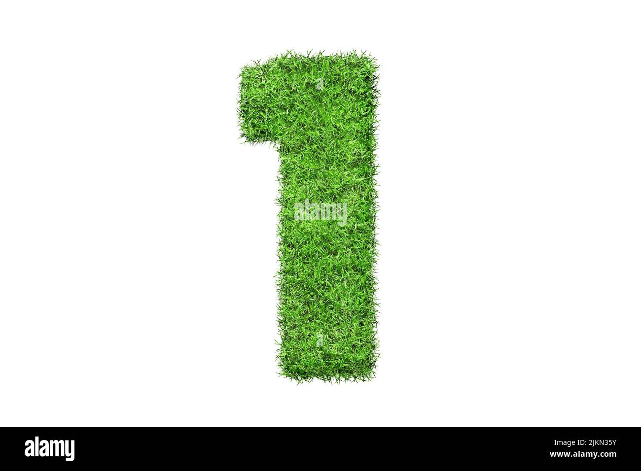 A 2D illustration of a patch of vibrant green grass in the shape of the ...