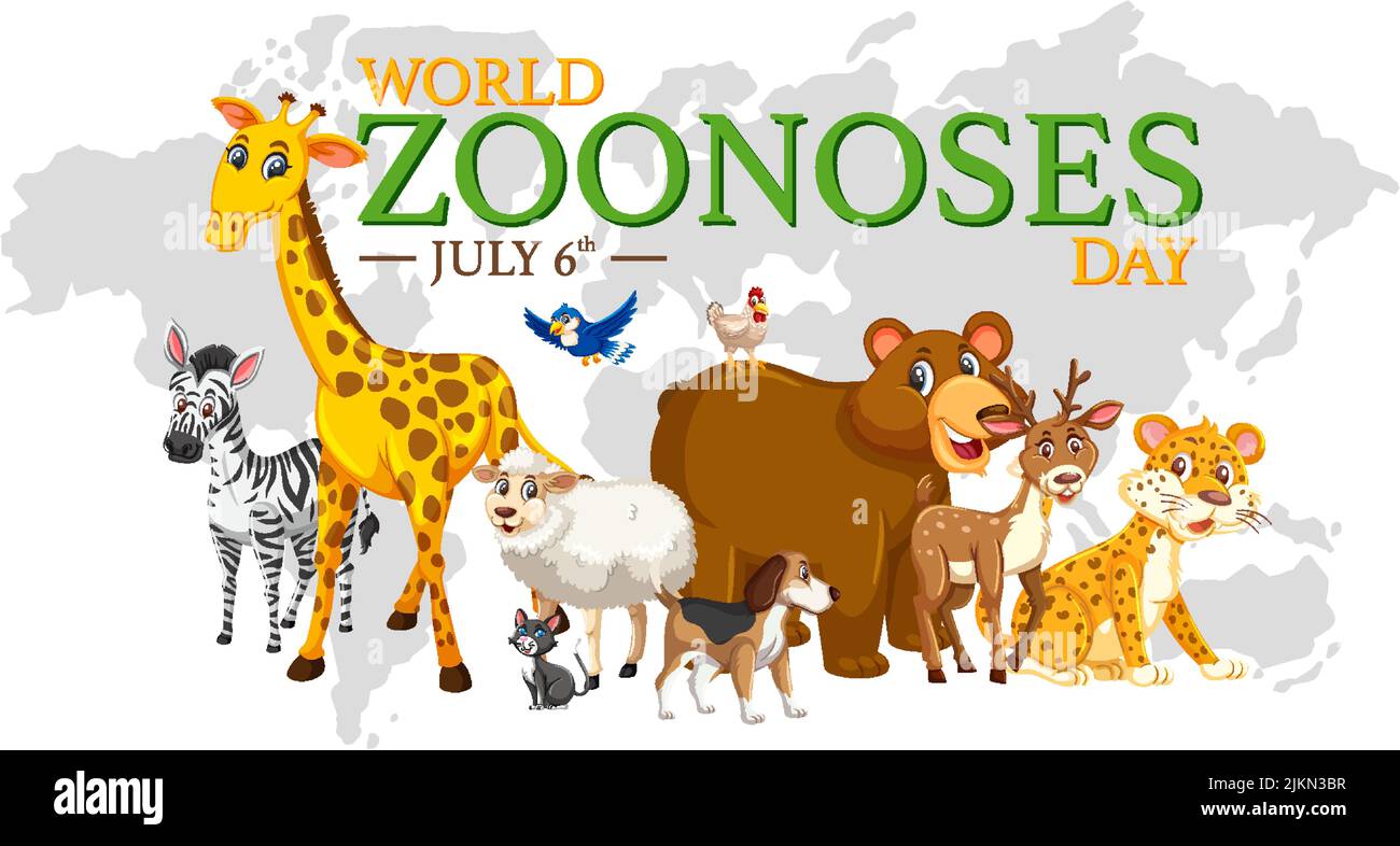 World zoonoses day banner design illustration Stock Vector Image & Art ...