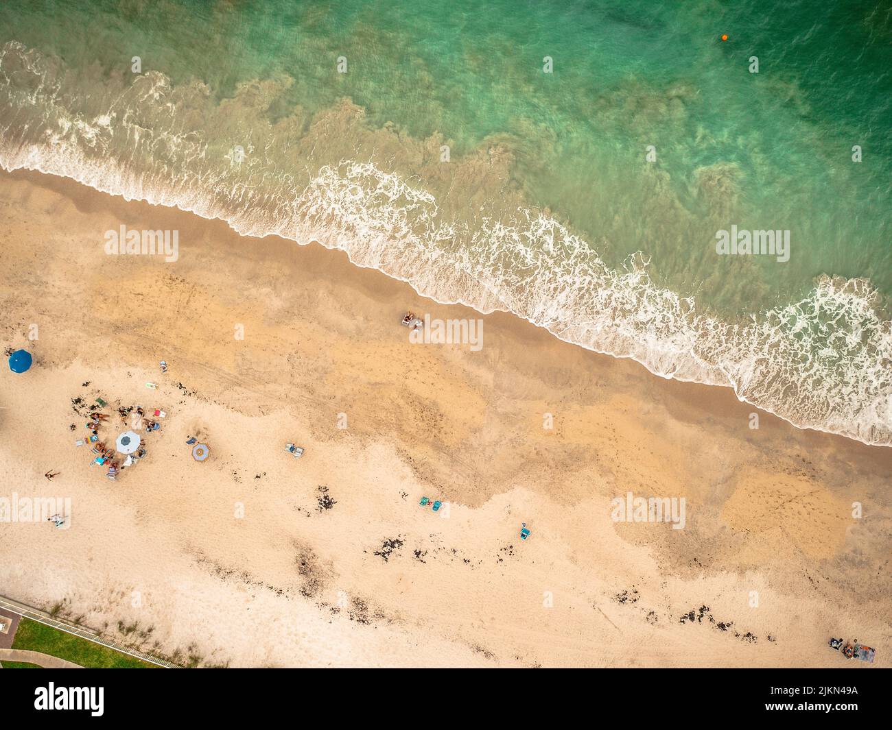 An aerial view of beach in Florida Stock Photo - Alamy