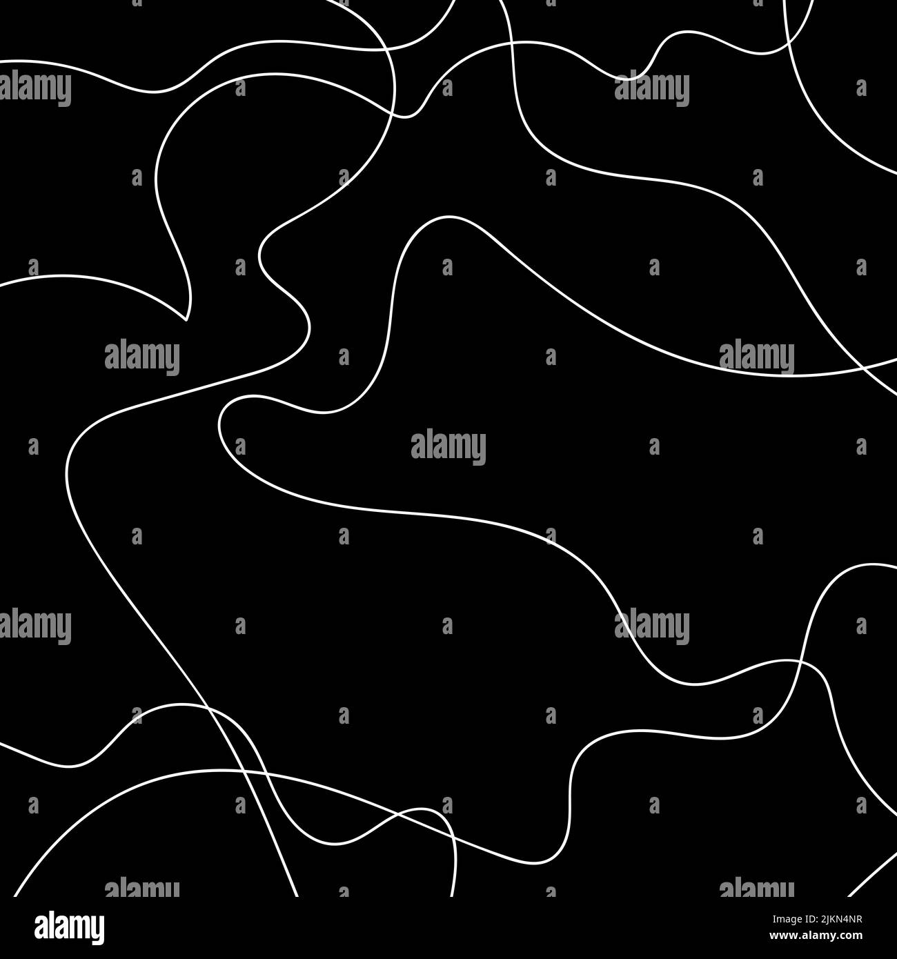 Zen art doodle ornate abstract background. Hand drawn white on black ...