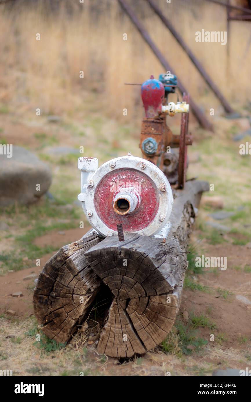 Old mining equipment hi-res stock photography and images - Alamy