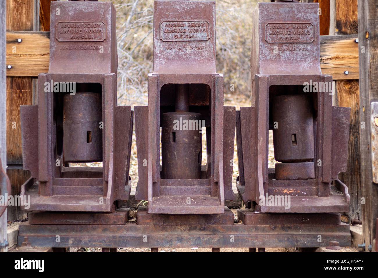 Old mining equipment hi-res stock photography and images - Alamy