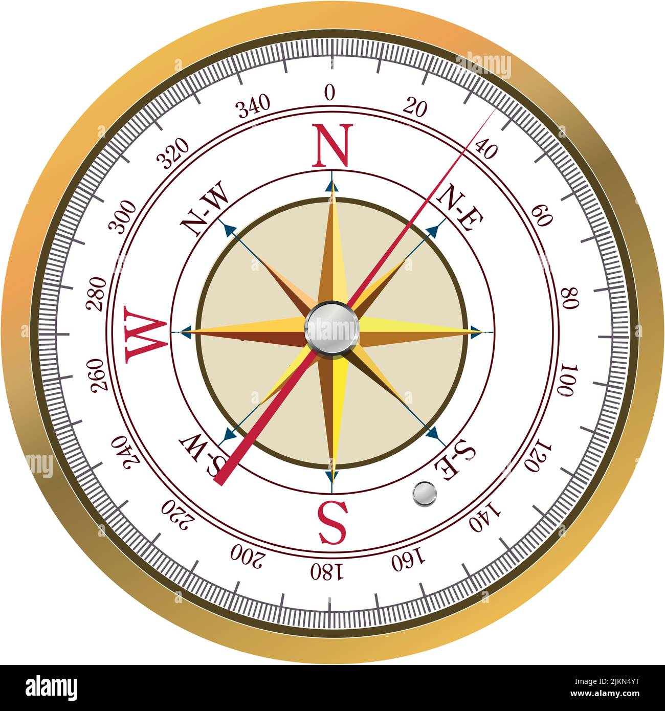 A simple template of a compass Stock Vector Image & Art - Alamy