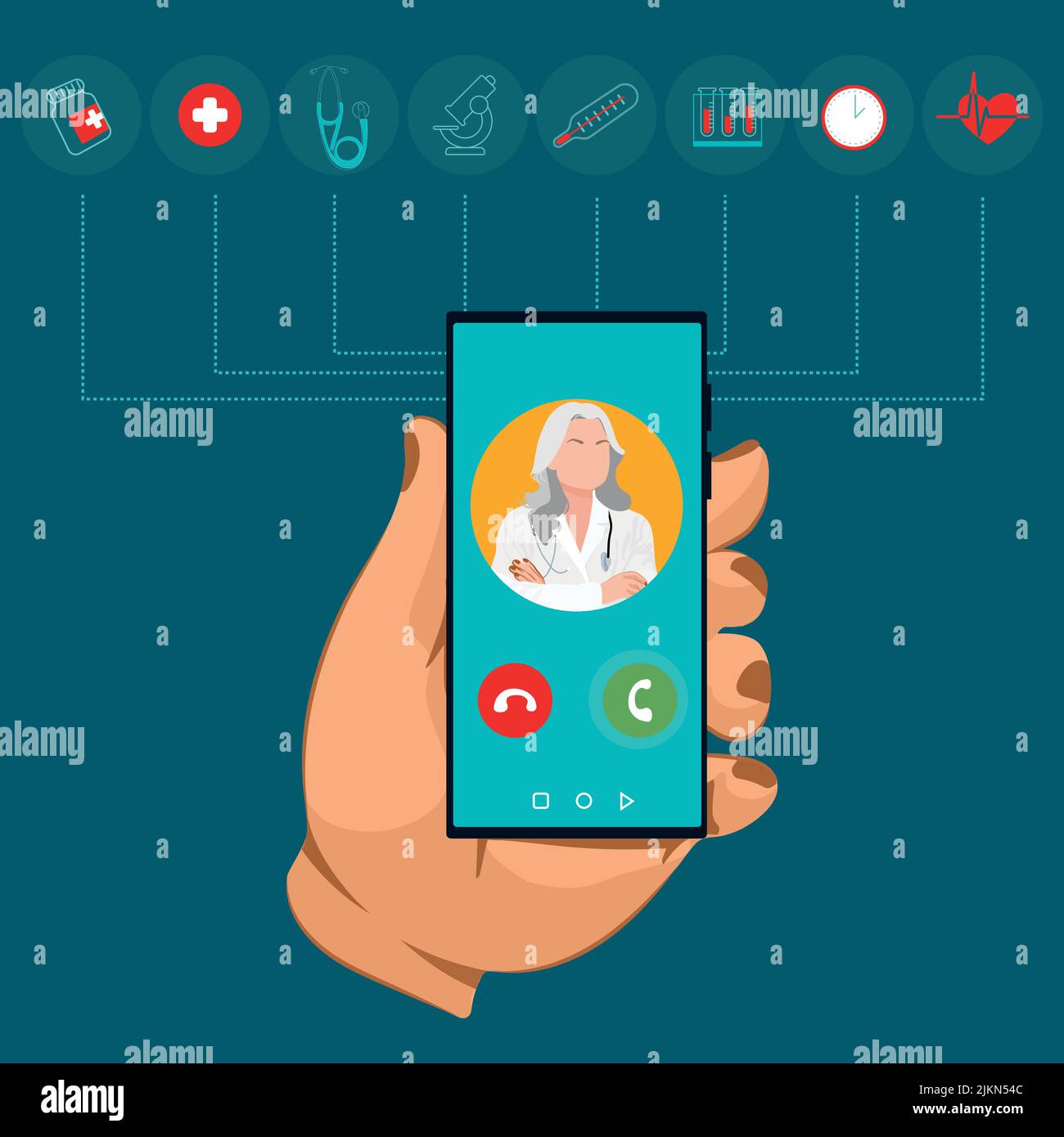 The doctor is on the phone Call a doctor Online doctor s consultation ...