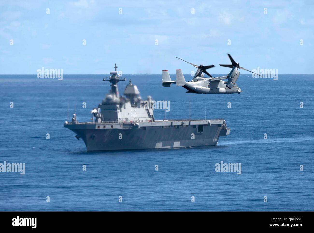PACIFIC OCEAN (July 29, 2022) A U.S. Marine Corps MV-22B Osprey ...
