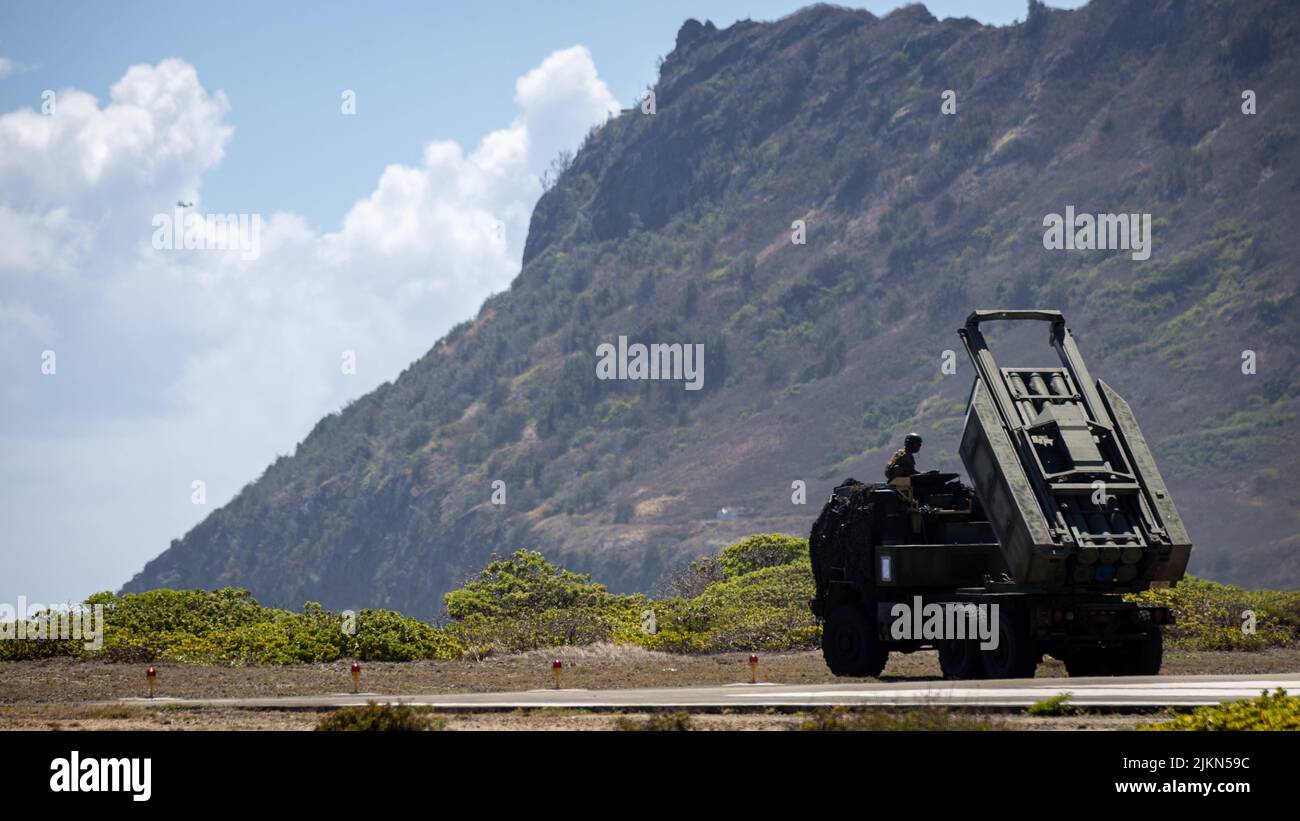 MARINE CORPS BASE HAWAII, Hawaii (August 1, 2022) A U.S. Marine Corps ...