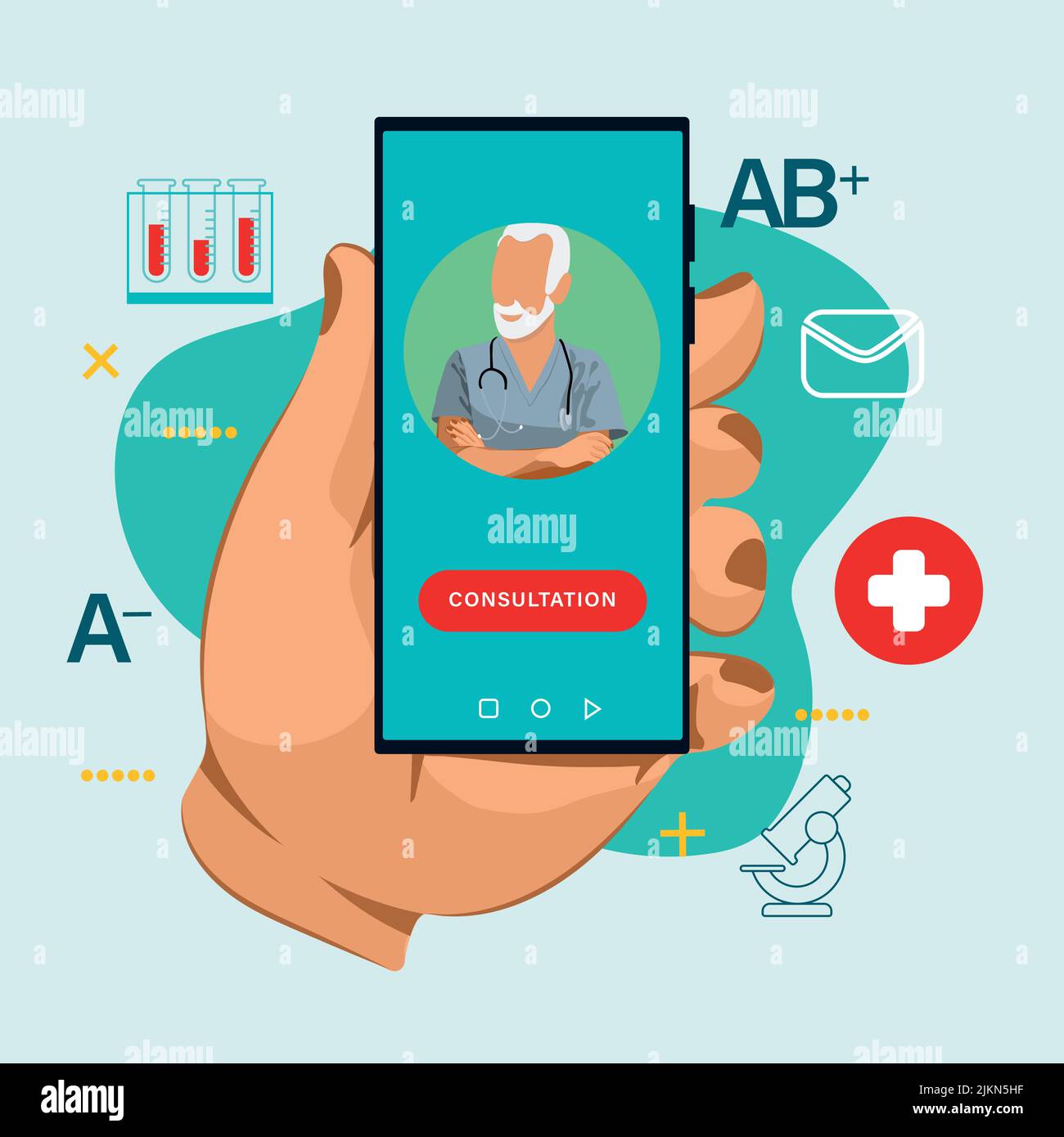 The doctor is on the phone Call a doctor Online doctor s consultation ...