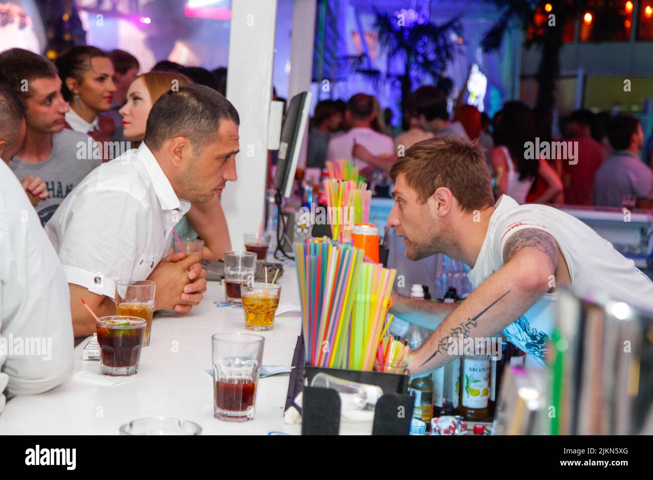 Bar smile hi-res stock photography and images - Alamy