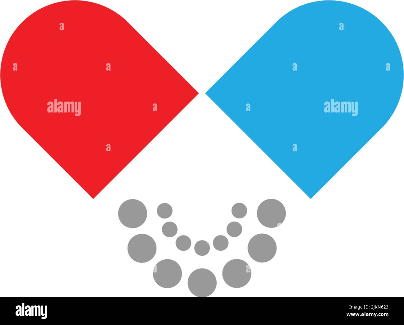 Blue capsule vector Stock Vector Images - Alamy