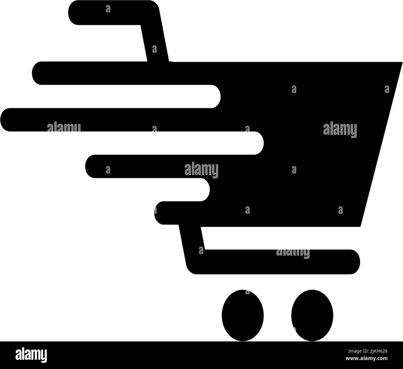 Vector gift shop logo design template vector Black and White Stock ...