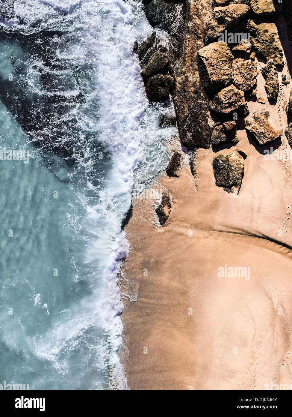 Aerial rocky beach hi-res stock photography and images - Alamy