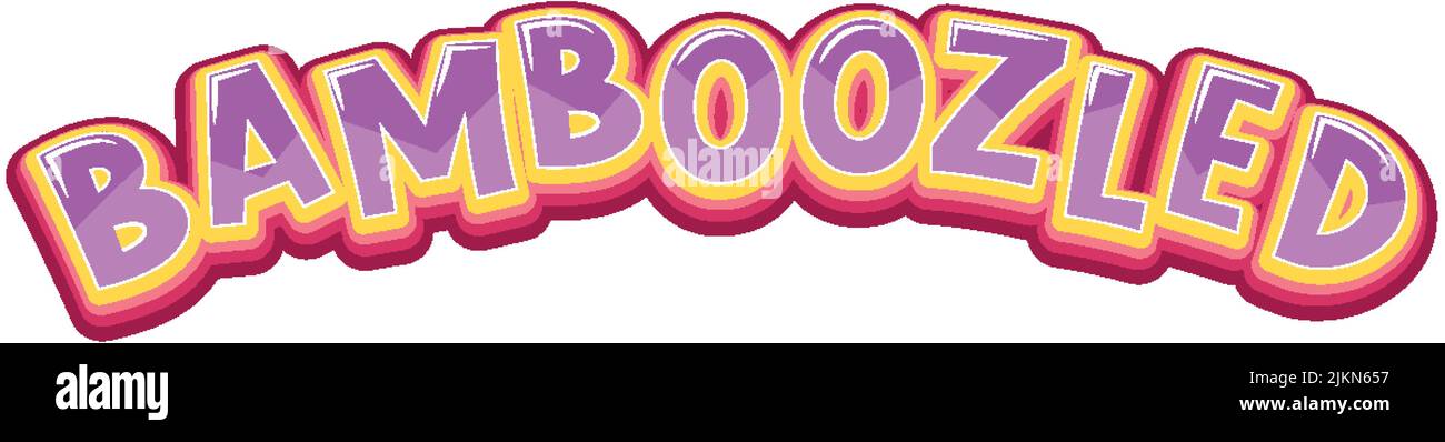 Bamboozled isolated word text illustration Stock Vector Image & Art - Alamy