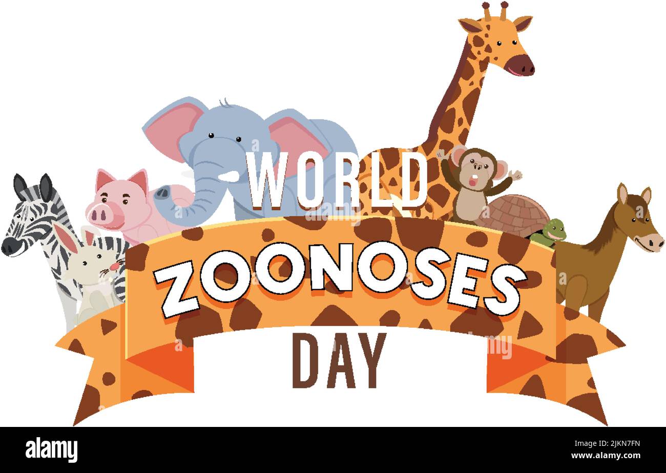 World zoonoses day poster design illustration Stock Vector Image & Art - Alamy