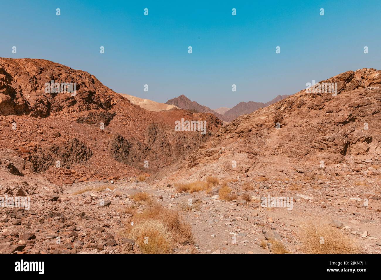 The view of the dry rocks and mountains. Sinai, Egypt Stock Photo - Alamy
