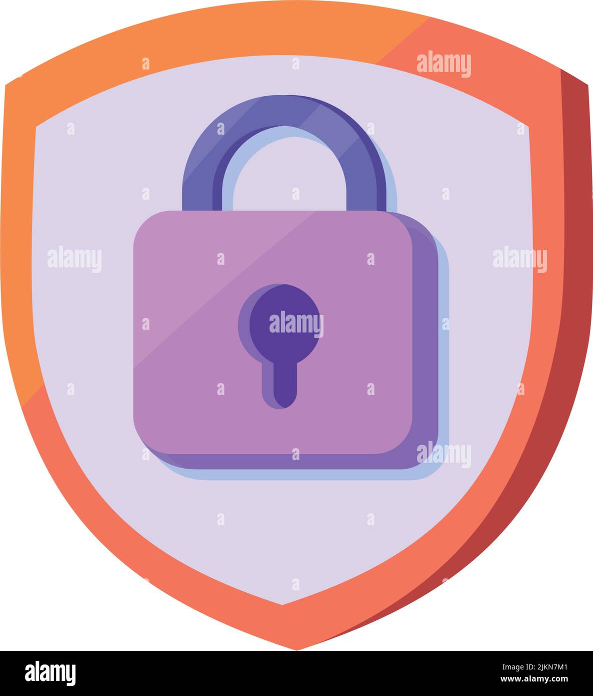 shield padlock security Stock Vector Image & Art - Alamy