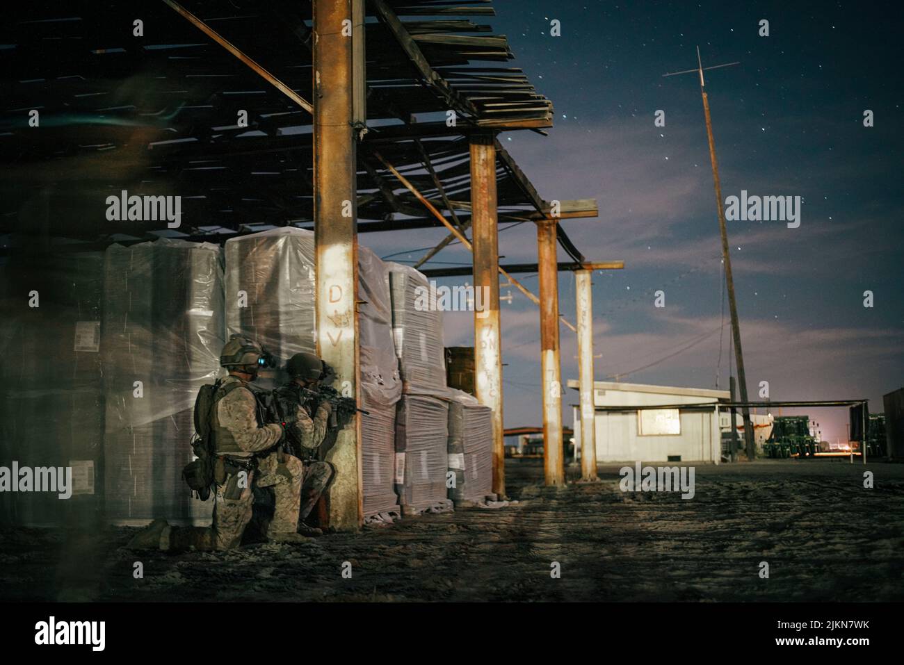 U.S. Marines with the All Domain Reconnaissance Detachment, 13th Marine ...