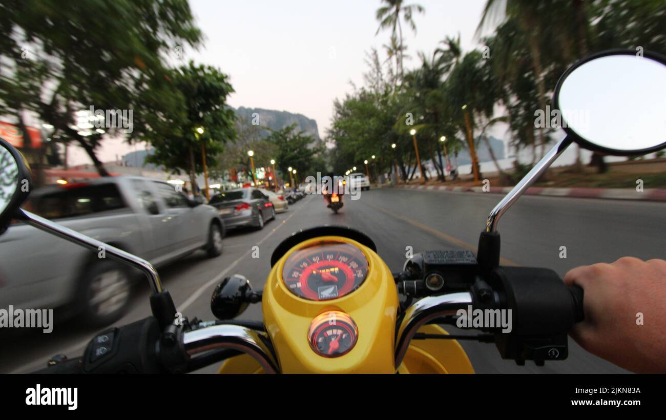 Motorcycle and cars hi-res stock photography and images - Alamy