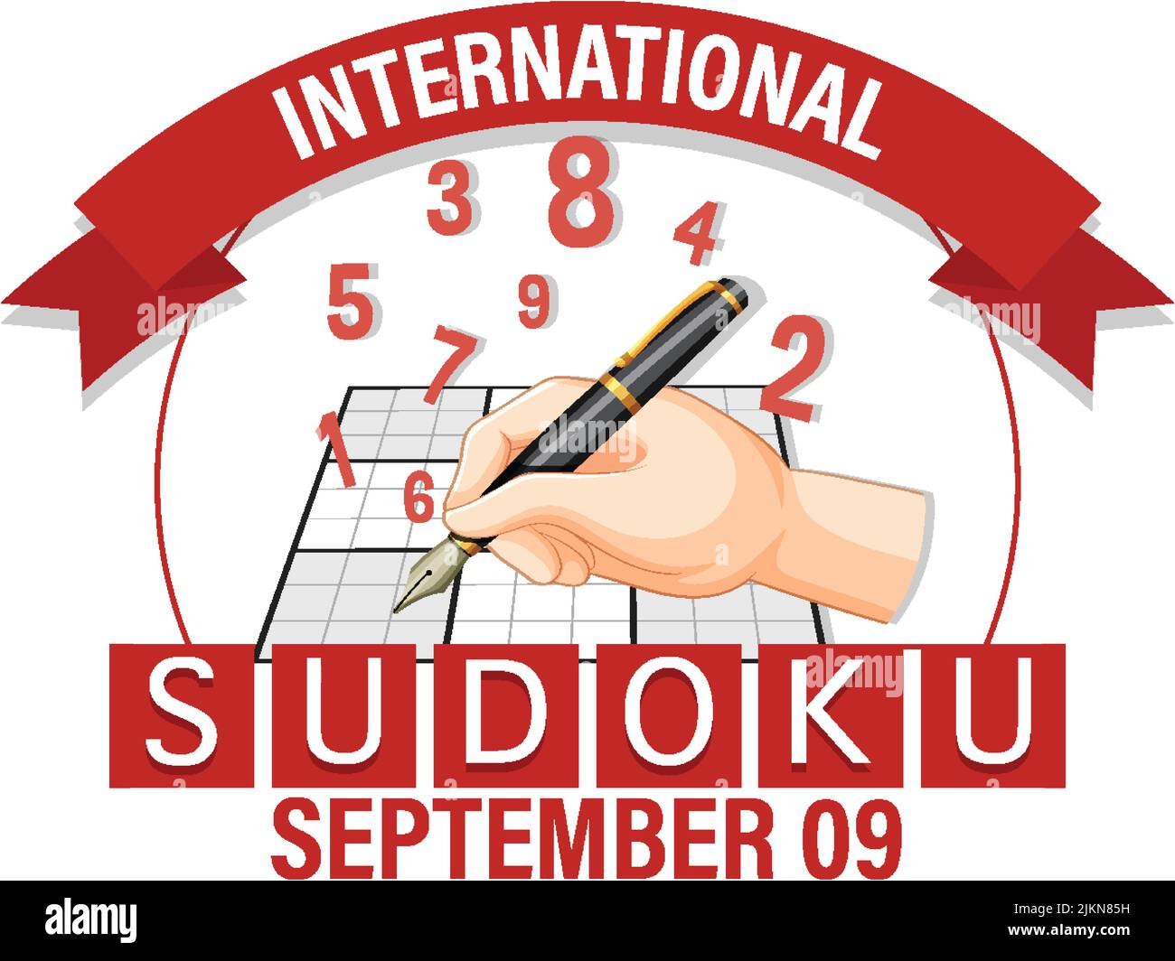 International Sudoku Day Banner Design illustration Stock Vector Image ...