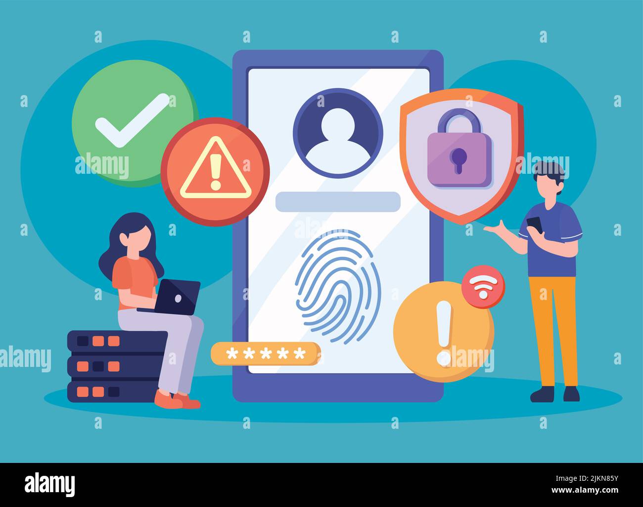 people and cyber security Stock Vector Image & Art - Alamy