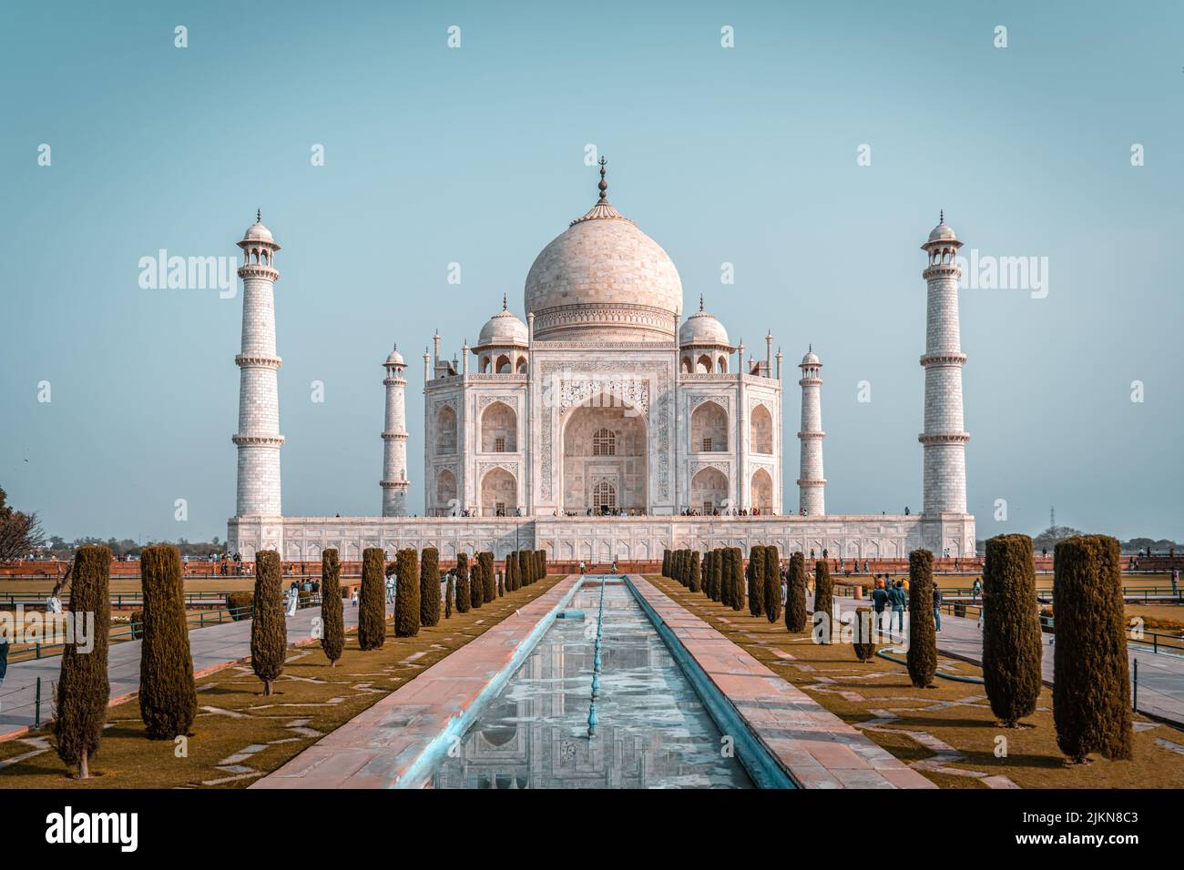 The Taj Mahal mausoleum in Agra, India Stock Photo - Alamy