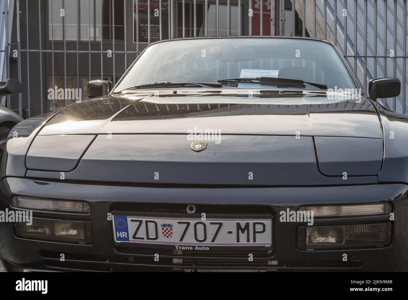 A Porsche 944 turbo vintage sports car displayed at a classic car exhibition Stock Photo - Alamy