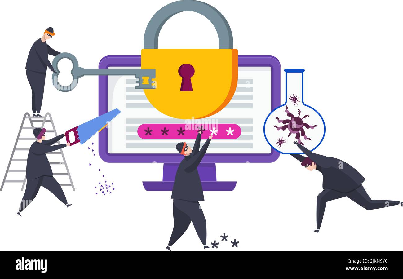 Hackers Stock Vector Images - Alamy