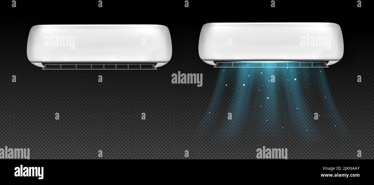 Air conditioner with climate control technology. Split system with cold ...