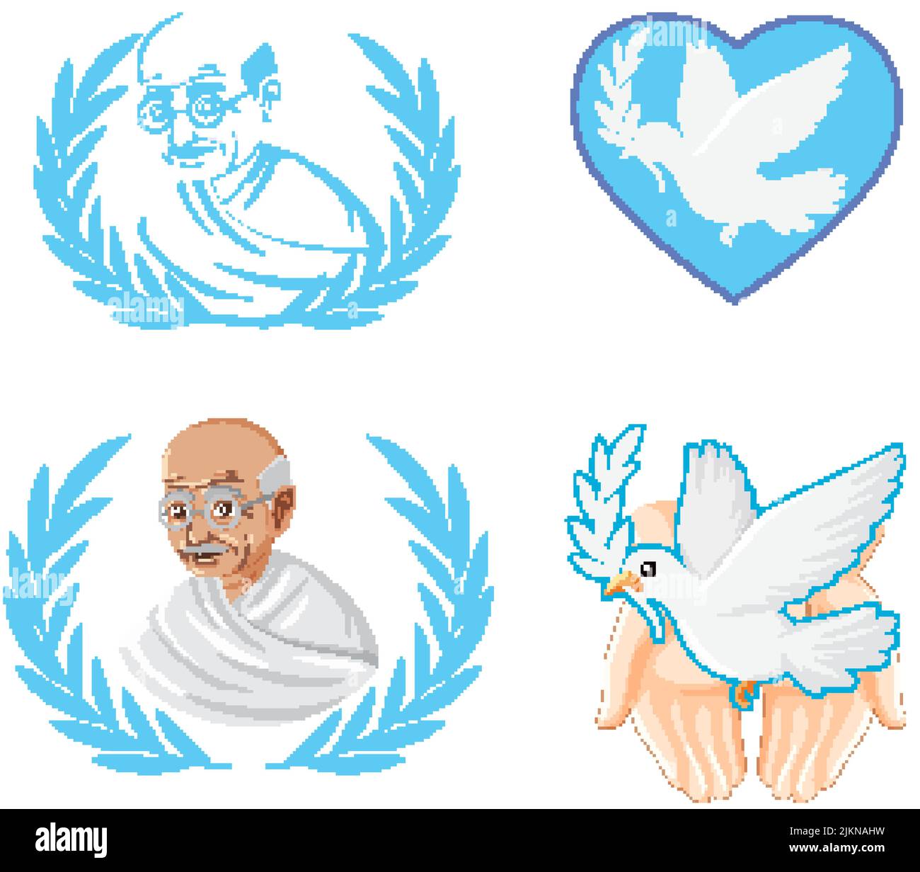 Set of peace symbols illustration Stock Vector Image & Art - Alamy