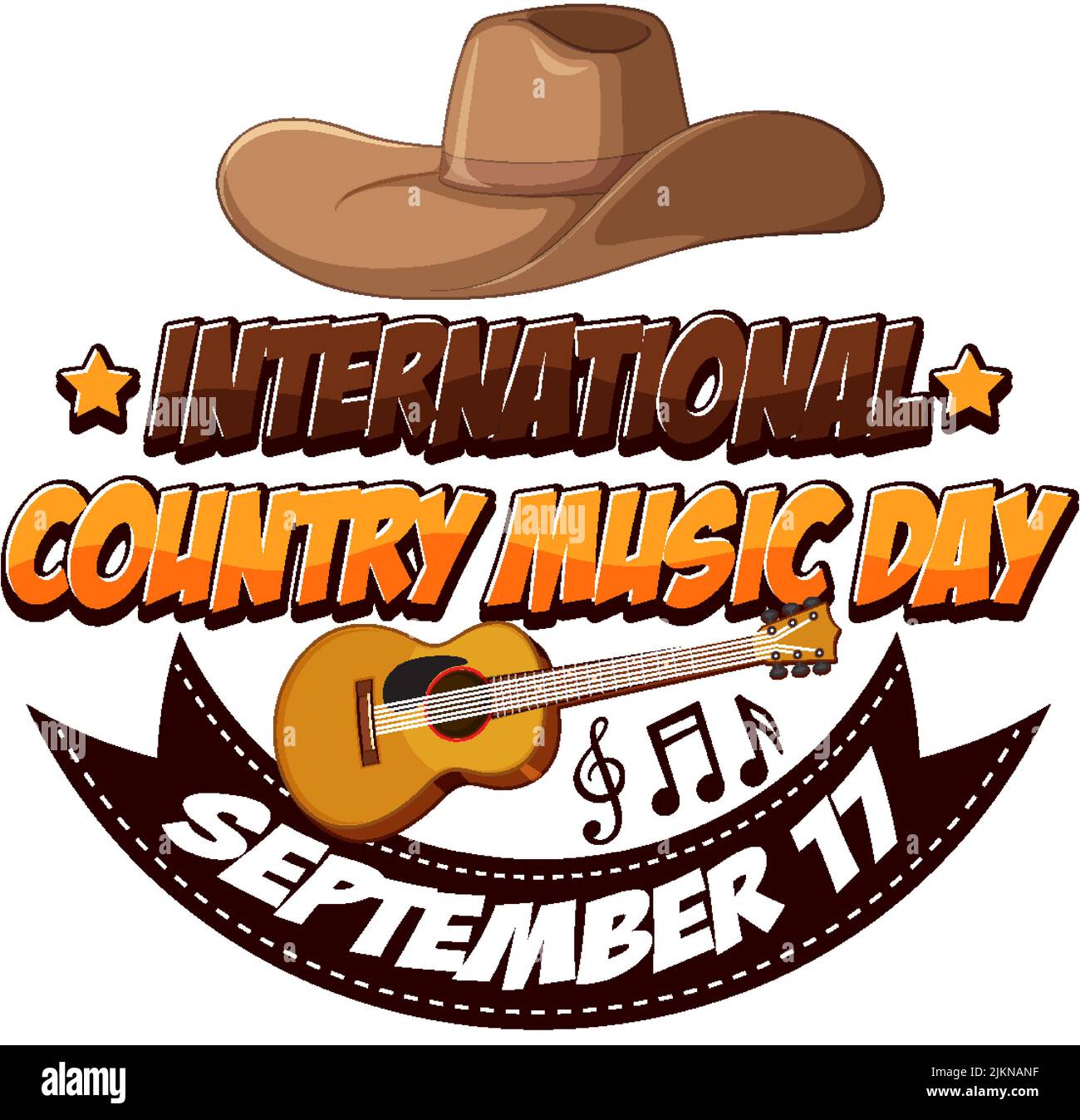 International Country Music Poster Design illustration Stock Vector ...