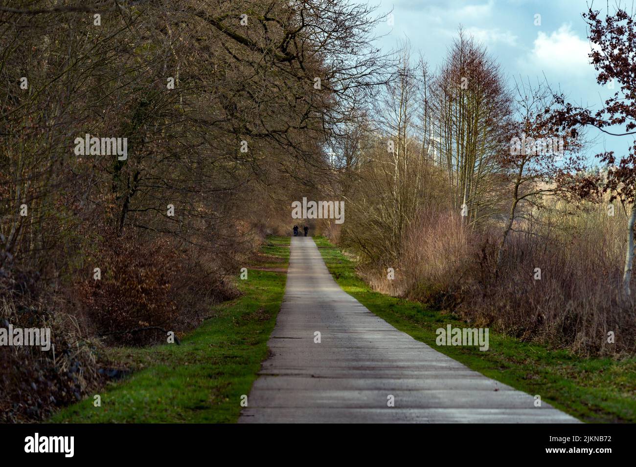 Narrow countryside road hi-res stock photography and images - Alamy