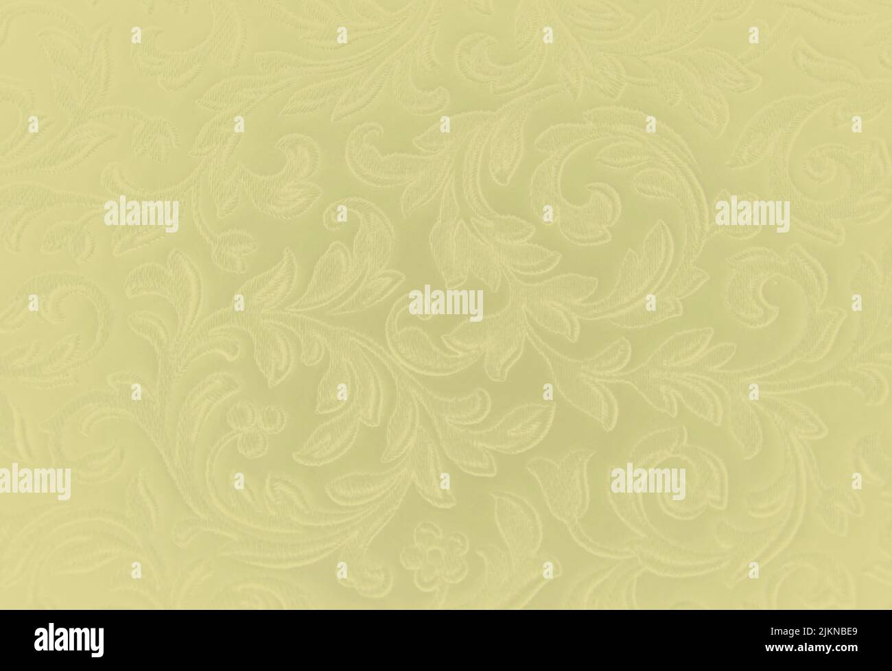 Golden background with floral fantasy pattern Stock Photo - Alamy