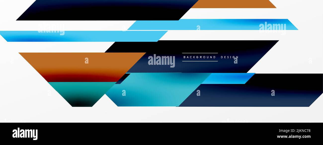 Minimal geometric abstract background. Dynamic 3d lines composition ...