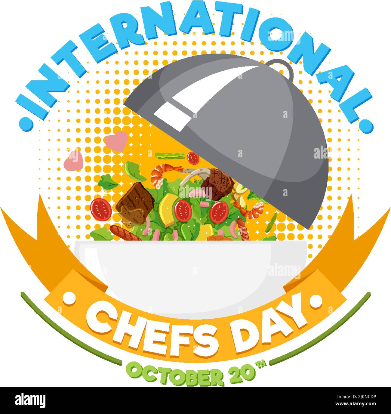 International Chef Day Poster Design illustration Stock Vector Image ...