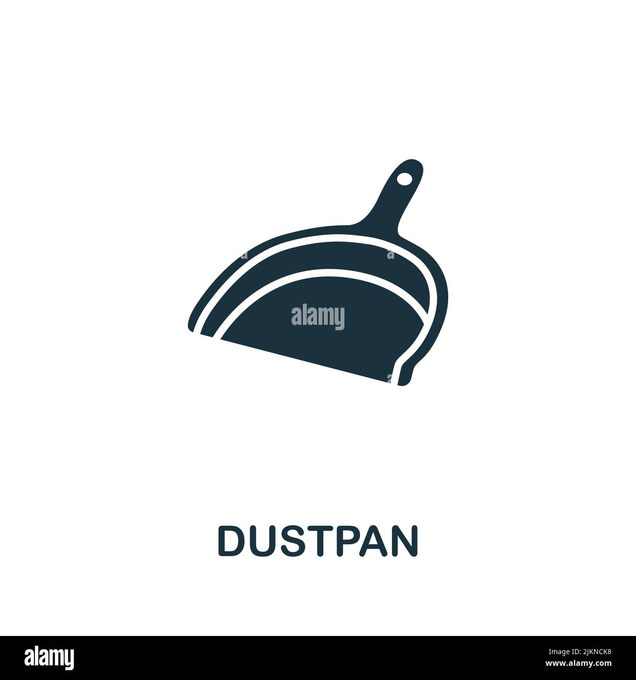 Dustpan icon. Monochrome simple line Housekeeping icon for templates ... Dustpan icon. Monochrome simple line Housekeeping icon for templates ...