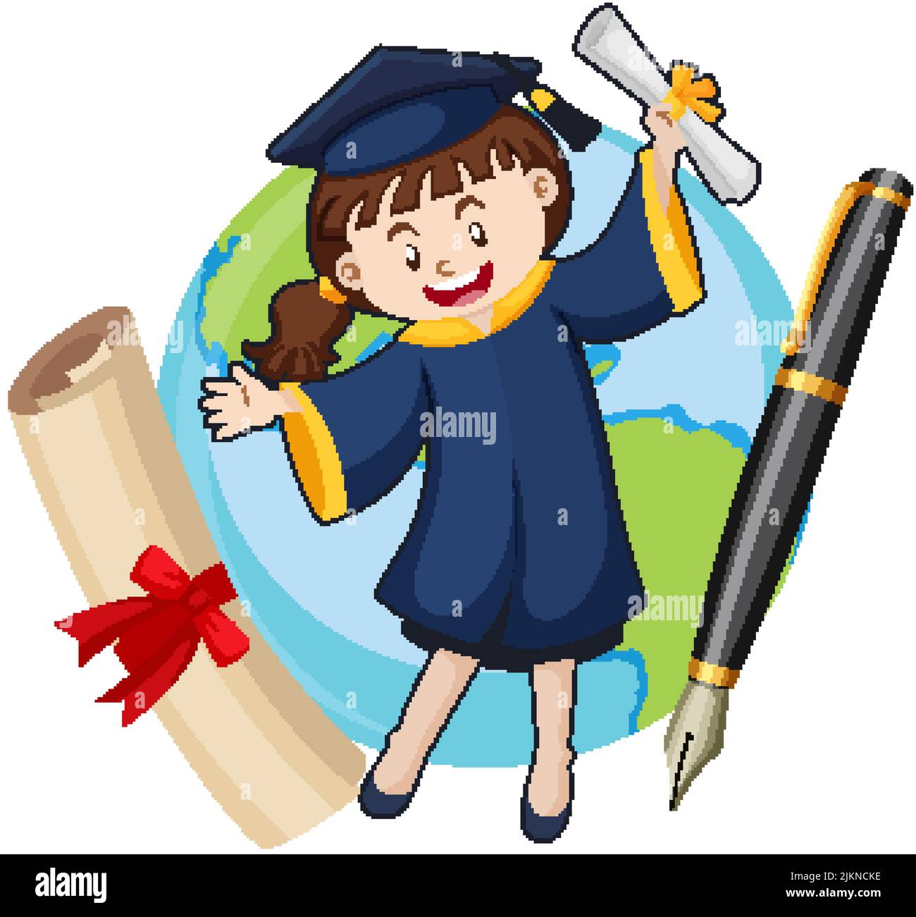 Graduate Girl Clip Art