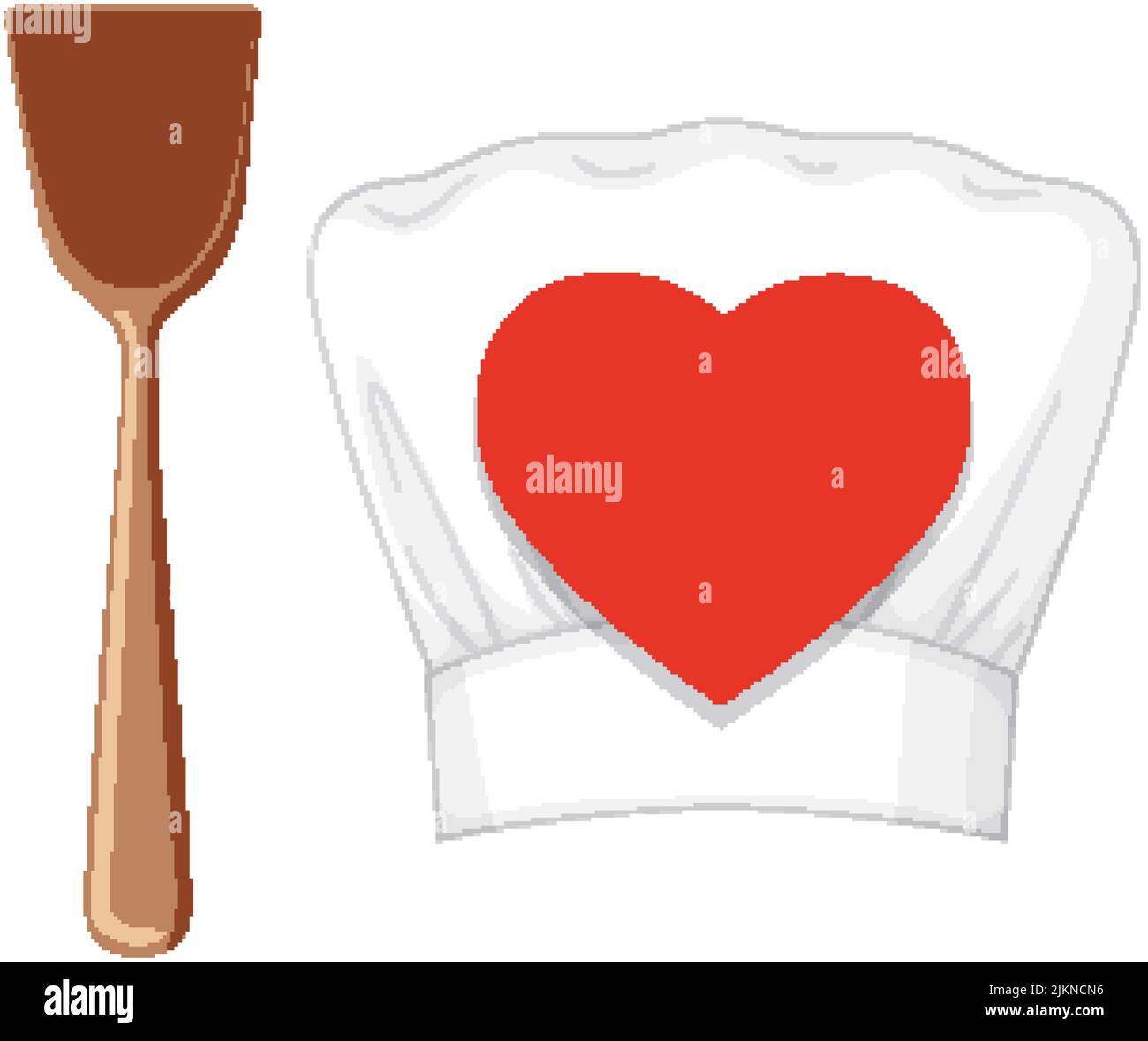 Chef hat heart Cut Out Stock Images & Pictures - Alamy