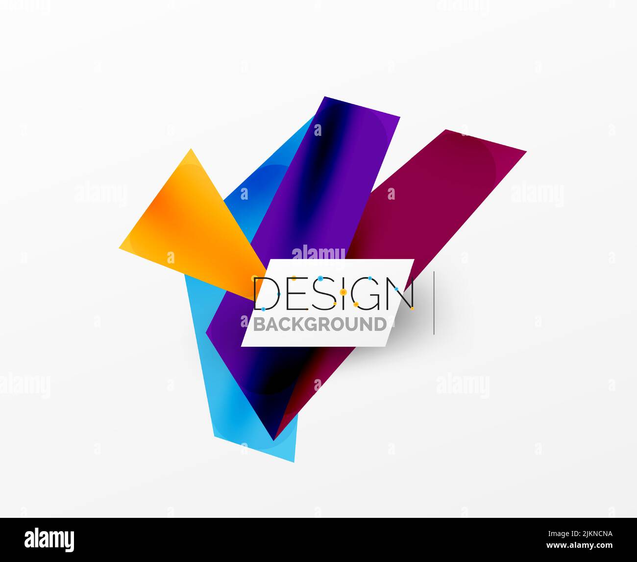 Background Abstract Overlapping Shapes Minimal Composition Vector