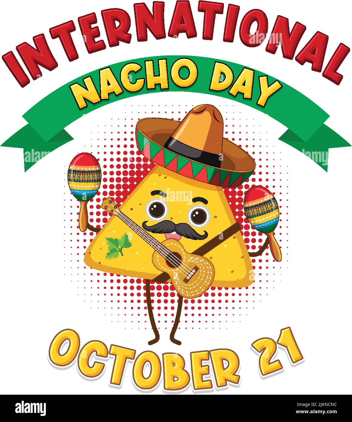 International Nacho Day Banner Design illustration Stock Vector Image ...